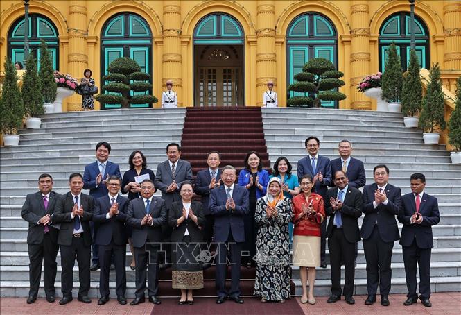 Chủ tịch nước Tô Lâm tiếp Đại sứ các nước ASEAN và Timor-Leste - Ảnh ...