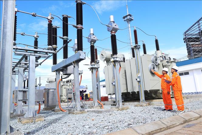 Gắn biển công trình Trạm biến áp 110kV Yên Lạc (Vĩnh Phúc) - Ảnh thời sự trong nước - Kinh tế ...