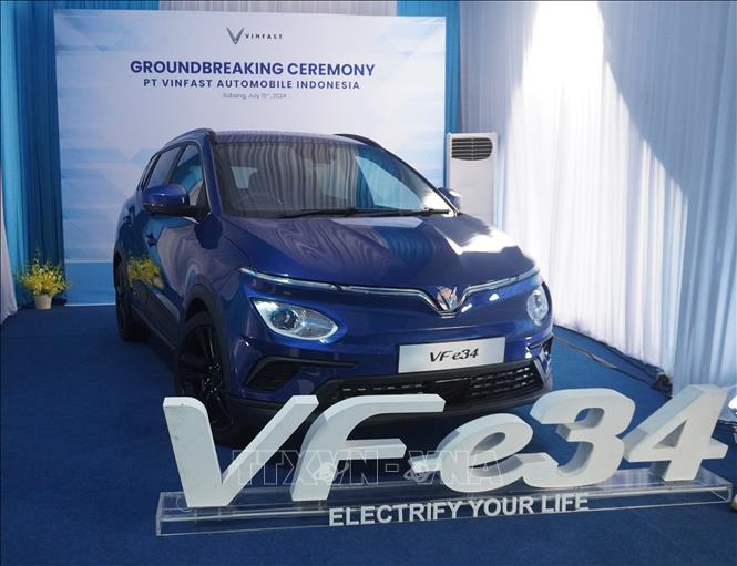 VinFast starts construction of new EV plant in Indonesia - VNA Photos ...