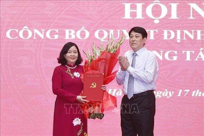 Đồng chí Bùi Thị Minh Hoài giữ chức Bí thư Thành ủy Hà Nội - Ảnh thời ...