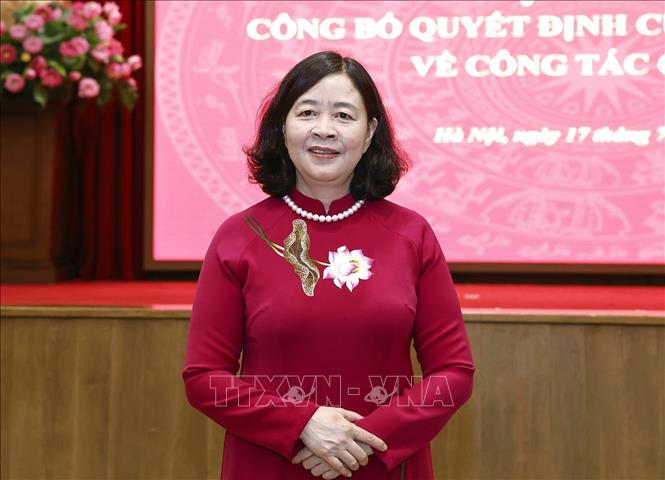 Đồng chí Bùi Thị Minh Hoài giữ chức Bí thư Thành ủy Hà Nội - Ảnh thời ...
