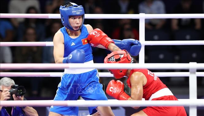 Olympic 2024: Võ sĩ boxing Hà Thị Linh thắng áp đảo ở vòng 1 - Ảnh thời ...
