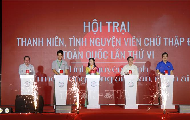 Khai mạc Hội trại thanh niên, Tình nguyên viên Chữ Thập đỏ toàn quốc lần thứ VI - Ảnh thời sự ...