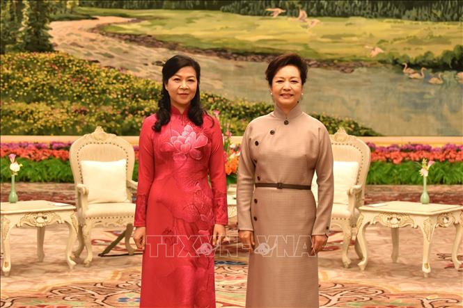 Phu nhân Tổng Bí thư, Chủ tịch nước Tập Cận Bình mời Phu nhân Tổng Bí ...