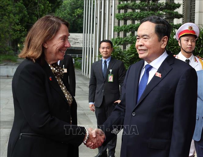 Chủ tịch Quốc hội Trần Thanh Mẫn hội đàm với Chủ tịch Thượng viện ...