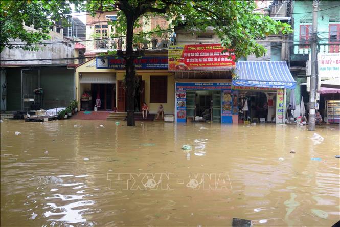 Thái Nguyên: Nước lũ sông Cầu dâng cao, nhiều khu vực ngập sâu - Ảnh ...