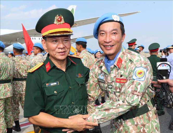 Đội Công binh số 2 hoàn thành xuất sắc nhiệm vụ GGHB, trở về nước an ...