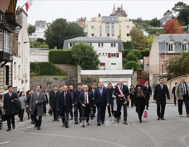 Tổng Bí thư, Chủ tịch nước Tô Lâm thăm thành phố Saint Adresse (Pháp ...