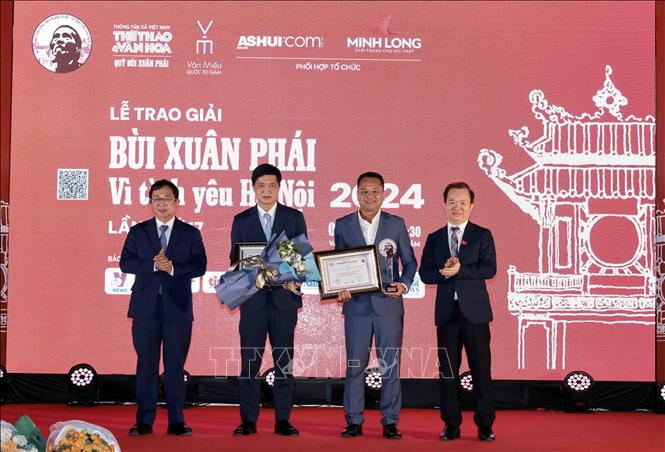 Lễ trao Giải Bùi Xuân Phái – Vì tình yêu Hà Nội 2024 - Ảnh thời sự ...