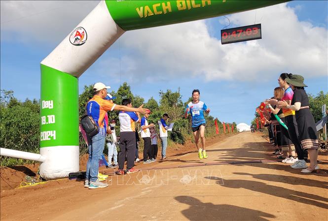 550 VĐV dự Giải Việt dã “Chinh phục đỉnh Pyâu” huyện Mang Yang lần thứ ...