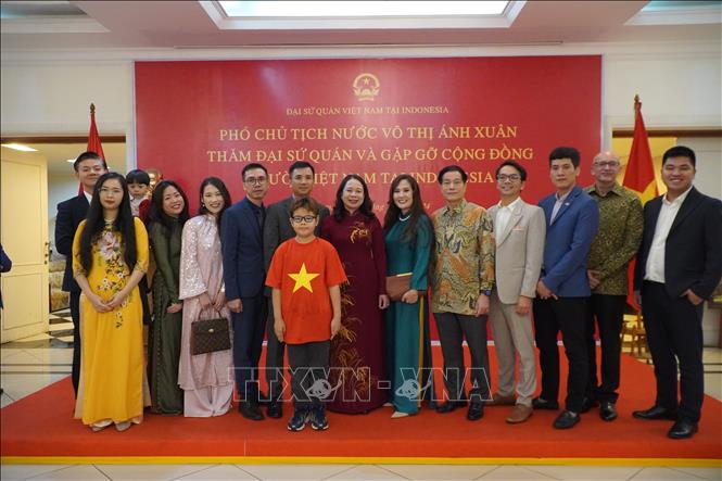 Vice President meets with overseas Vietnamese in Indonesia - VNA Photos ...