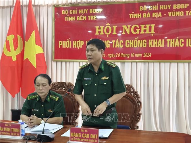 Bộ đội Biên phòng hai tỉnh Bến Tre và Bà Rịa- Vũng Tàu phối hợp chống ...