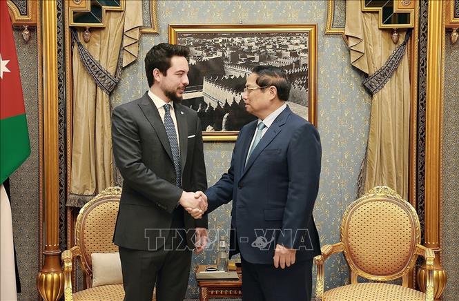 Thủ tướng Phạm Minh Chính gặp Hoàng Thái tử Jordan - Ảnh thời sự trong ...