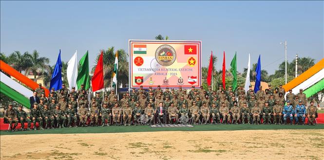 Diễn tập song phương giữa Việt Nam và Ấn Độ về gìn giữ hòa bình Liên ...