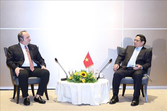 Thủ tướng tiếp lãnh đạo một số tập đoàn hàng đầu của Brazil - Ảnh thời ...