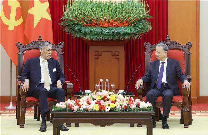 Tổng Bí thư Tô Lâm tiếp Tổng Bí thư Đảng Phong trào Cánh tả Thống nhất ...