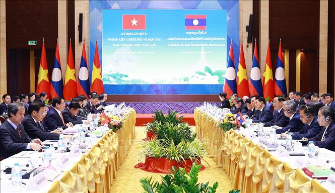Kỳ họp lần thứ 47 Ủy ban liên Chính phủ Việt Nam - Lào - Ảnh thời sự ...