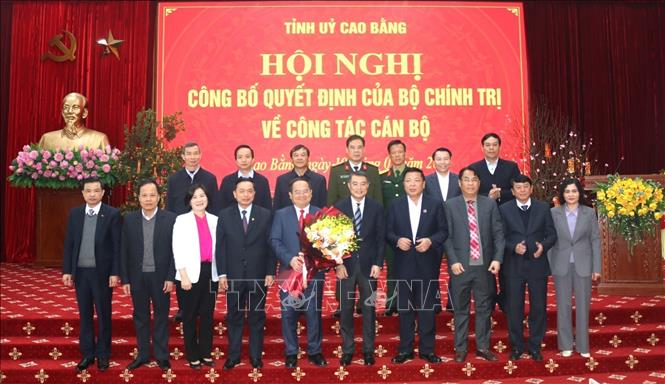 Ông Quản Minh Cường giữ chức Bí thư Tỉnh ủy Cao Bằng - Ảnh thời sự trong nước - Nội chính ...