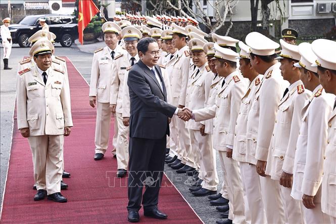 Chủ tịch Quốc hội thăm, chúc Tết công an thành phố Cần Thơ - Ảnh thời ...