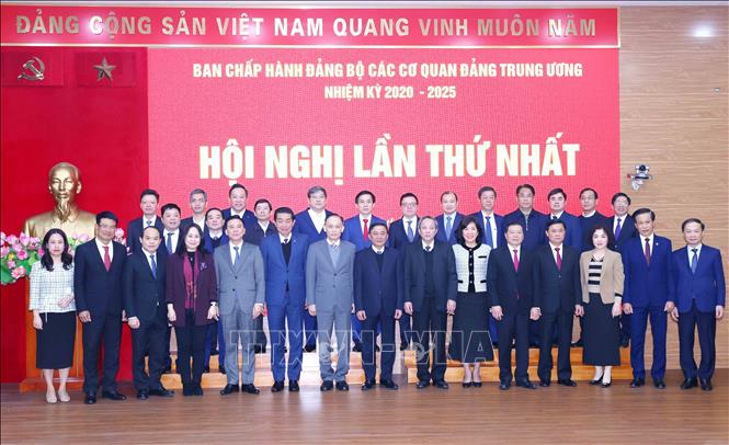 Hội nghị lần thứ nhất Ban Chấp hành Đảng bộ các cơ quan Đảng Trung ương nhiệm kỳ 2020 - 2025 ...