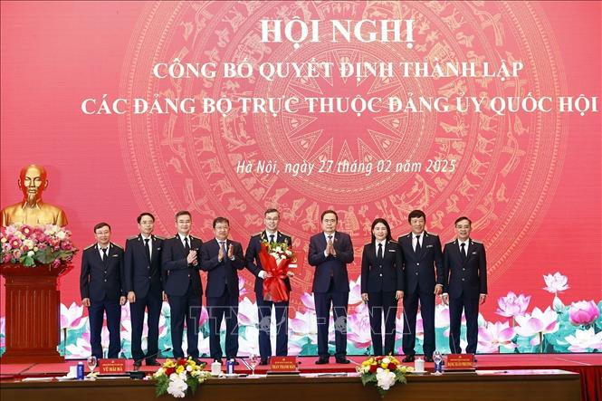 Công bố Quyết định thành lập các Đảng bộ trực thuộc Đảng ủy Quốc hội - Ảnh thời sự trong nước ...