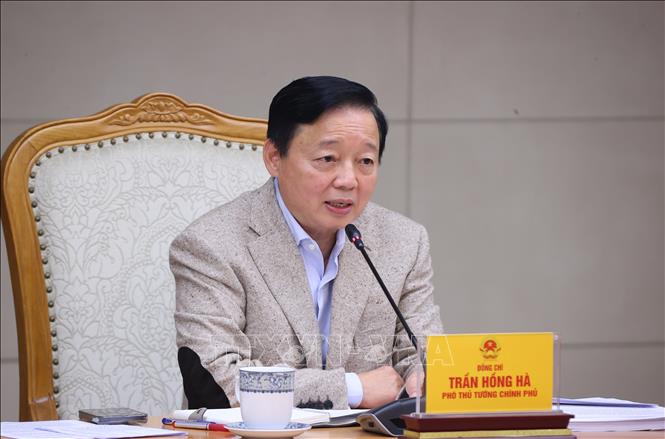 Phó Thủ tướng Trần Hồng Hà họp về Đề án Phòng, chống sụt lún đất, sạt ...