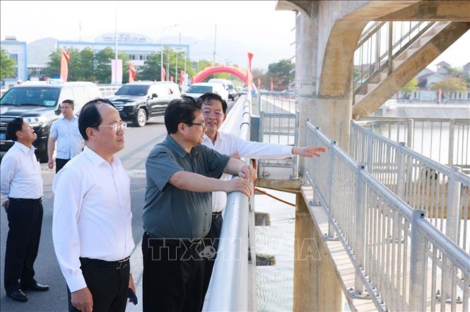 Thủ tướng Phạm Minh Chính dự Lễ khánh thành đập dâng Phú Phong (Bình Định) - Ảnh thời sự trong ...
