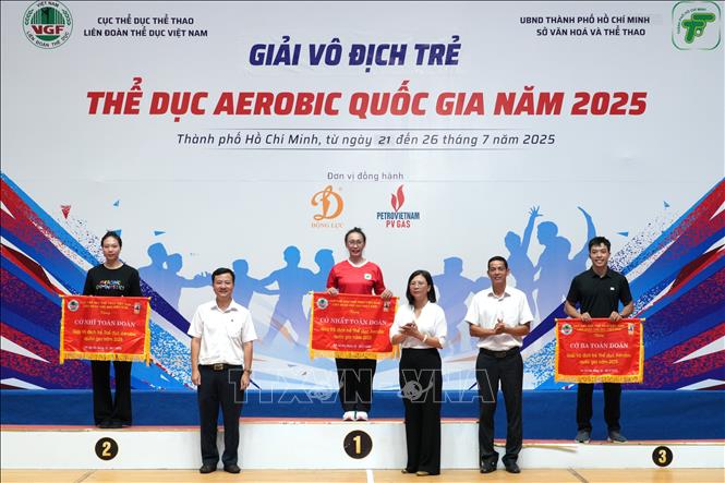 Bế mạc Giải vô địch trẻ Thể dục Aerobi quốc gia năm 2025 - Ảnh thời sự ...