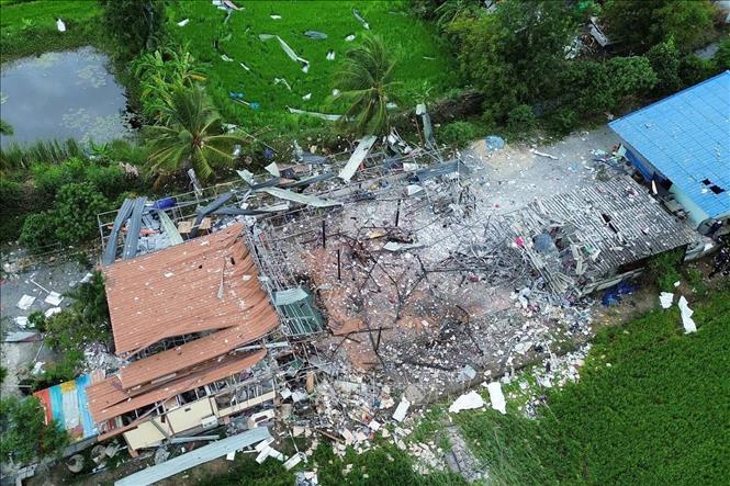 Nổ nhà máy sản xuất pháo hoa tại Thái Lan - Ảnh thời sự quốc tế - Văn hóa xã hội - Thông tấn xã ...