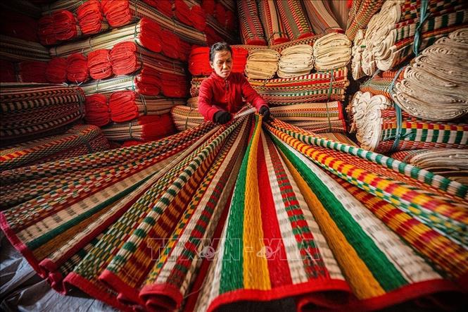 Exploring Phu Tan mat weaving village in Dak Lak province - VNA Photos ...
