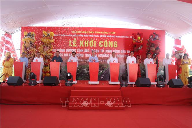 Đồng Tháp khởi công đoạn đường kết nối vùng biển Gò Công - Ảnh thời sự ...
