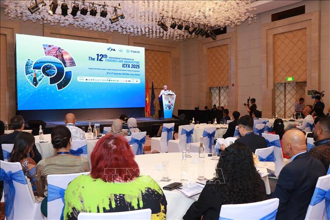 Hội thảo quốc tế về Nghề cá và Nuôi trồng thủy sản lần thứ 12 (ICFA 2025) - Ảnh thời sự trong ...