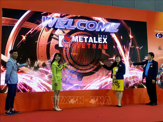 TP. Hồ Chí Minh: Khai mạc Triển lãm METALEX Vietnam 2025 - Ảnh thời sự trong nước - Kinh tế ...