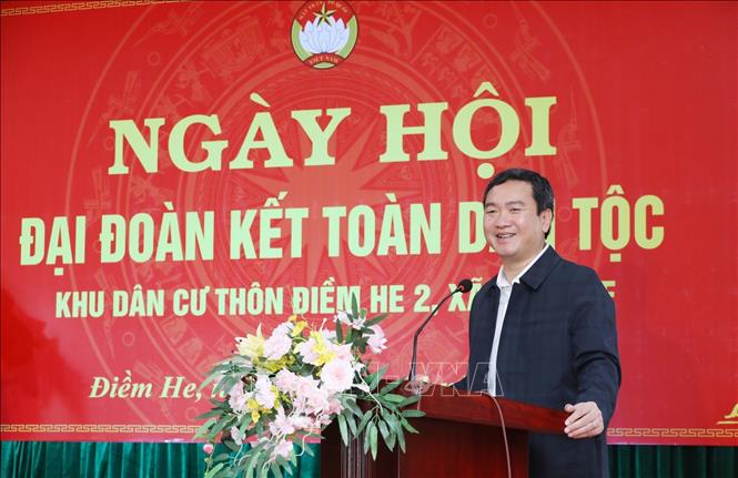 Ngày hội đại đoàn kết toàn dân tộc khu dân cư thôn Điềm He 2 (Lạng Sơn ...
