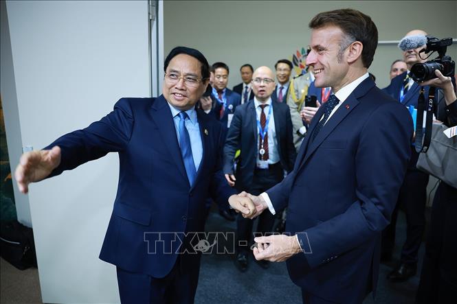 Thủ tướng Phạm Minh Chính gặp Tổng thống Pháp - Ảnh thời sự trong nước ...