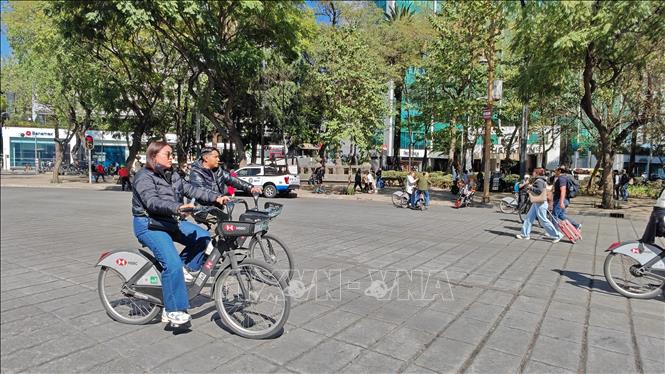 Ecobici - những bánh xe xanh giữa lòng thủ đô Mexico City - Ảnh thời sự ...