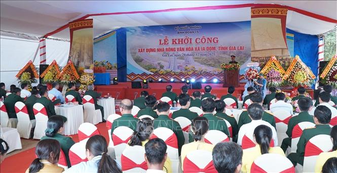 Binh đoàn 15 vun đắp “thế trận lòng dân” từ công trình Nhà rông văn hóa ...