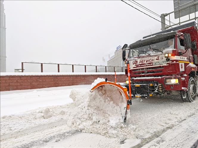 Moskva đối phó với bão tuyết - Ảnh thời sự quốc tế - Văn hóa xã hội ...