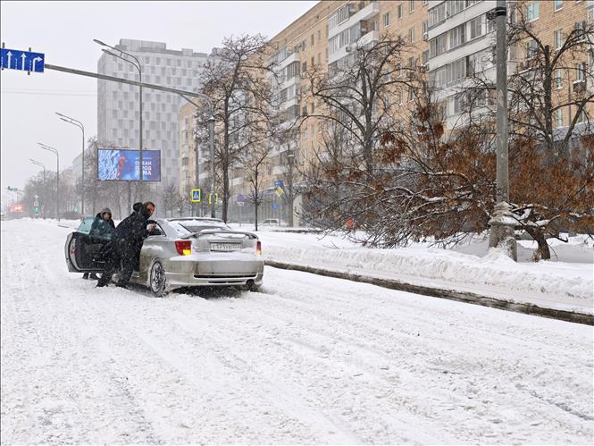 Moskva đối phó với bão tuyết - Ảnh thời sự quốc tế - Văn hóa xã hội ...