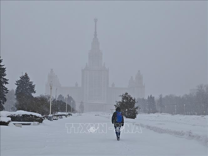 Moskva đối phó với bão tuyết - Ảnh thời sự quốc tế - Văn hóa xã hội ...