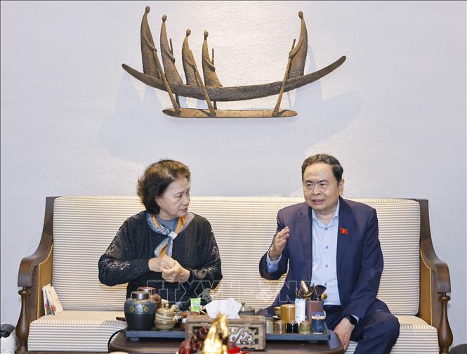 Chủ tịch Quốc hội chúc Tết gia đình nguyên lãnh đạo Đảng, Nhà nước ...