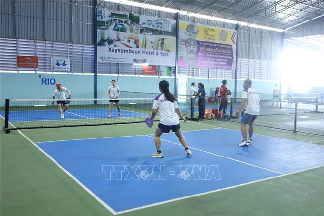 Giải giao lưu Pickleball chào mừng các ngày lễ lớn tại Viêng Chăn (Lào ...