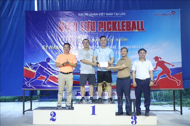 Giải giao lưu Pickleball chào mừng các ngày lễ lớn tại Viêng Chăn (Lào ...