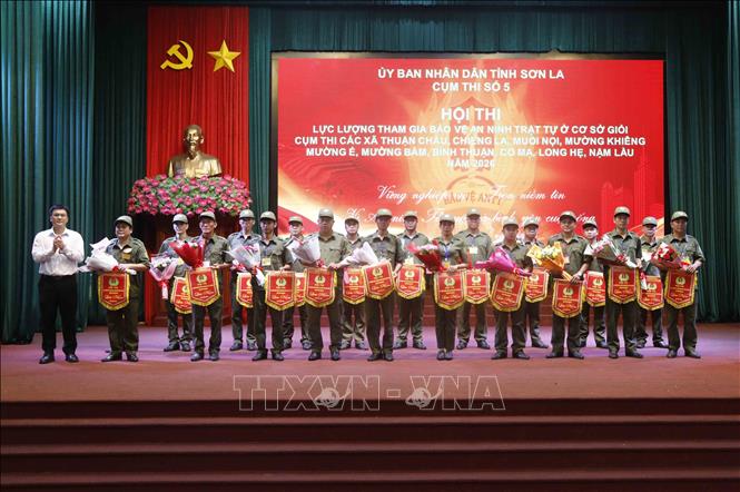 Sơn La: Hội thi Lực lượng tham gia bảo vệ an ninh trật tự ở cơ sở giỏi ...