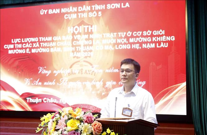 Sơn La: Hội thi Lực lượng tham gia bảo vệ an ninh trật tự ở cơ sở giỏi ...