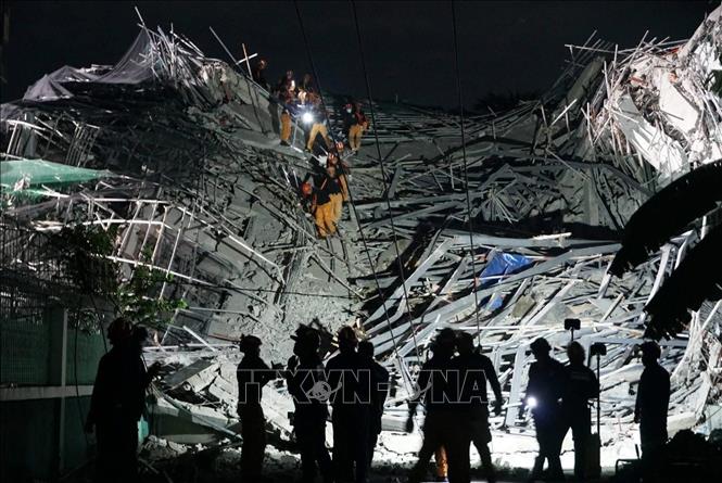 Philippines kết thúc chiến dịch cứu hộ trong vụ sập tòa nhà 9 tầng ...