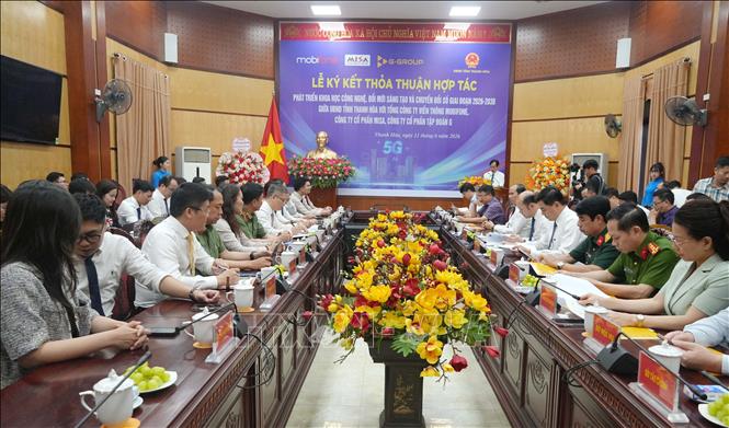 Thanh Hóa ký kết hợp tác, thúc đẩy chuyển đổi số giai đoạn 2026-2030 ...