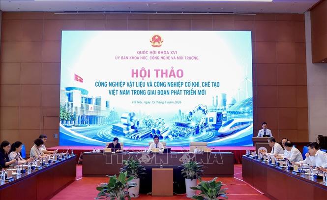 Hội thảo về công nghiệp vật liệu, cơ khí, chế tạo trong giai đoạn phát ...