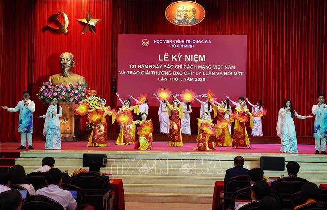 Trao Giải thưởng Báo chí Lý luận và Đổi mới lần thứ I, năm 2026 - Ảnh ...