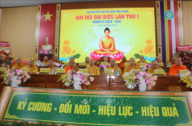 Đại hội Đại biểu Phật giáo tỉnh Cà Mau nhiệm kỳ 2026 – 2031 - Ảnh thời ...